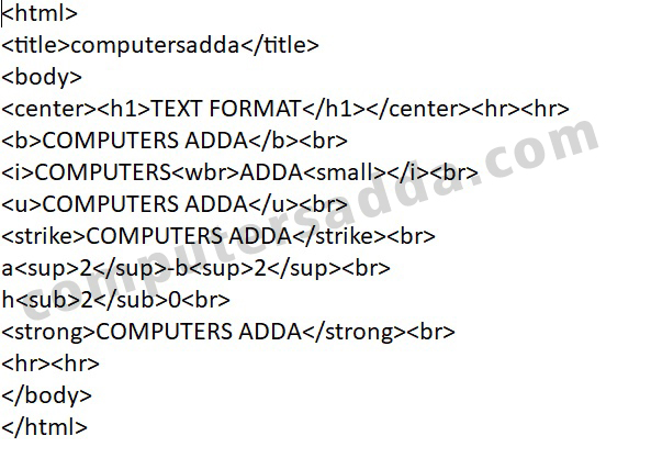 Html Telugu Tutorials Part 7 Text Format Size Layout 15 Tags